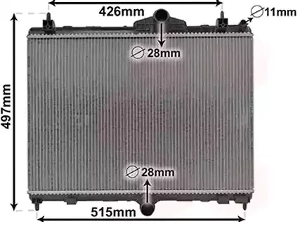 توفيقية.كوم | Tawfiqia - Original Radiator Peugeot 508